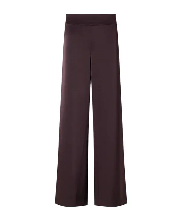 Johanna Ortiz Satin Wide-leg Pants - No