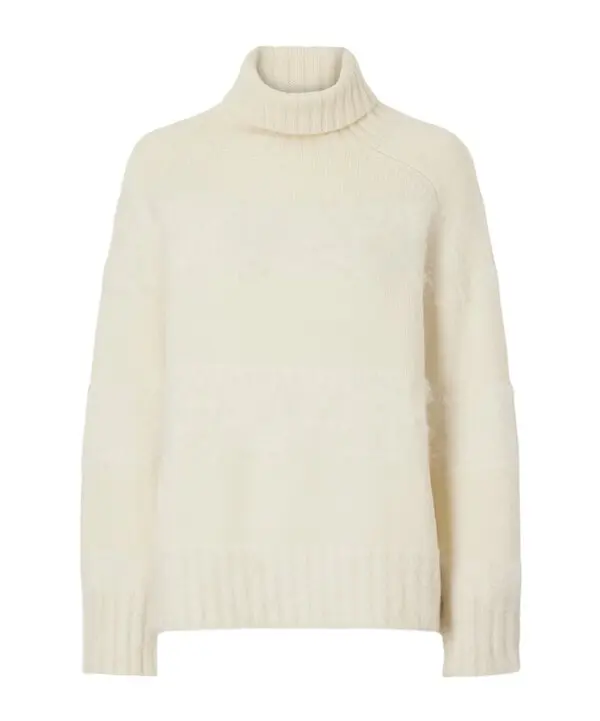 JOSEPH Brushed Knitted Turtleneck Sweater