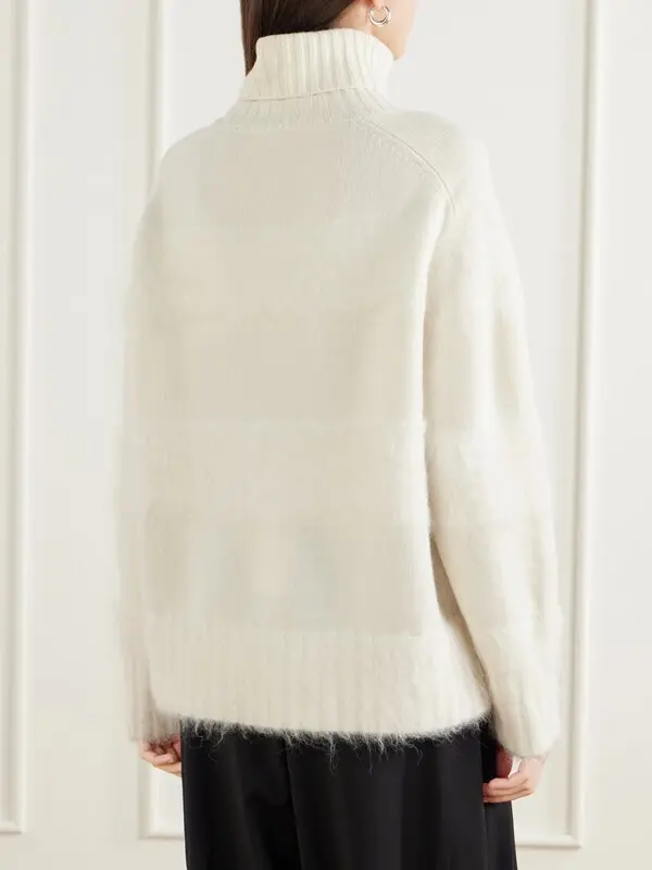 JOSEPH Brushed Knitted Turtleneck Sweater