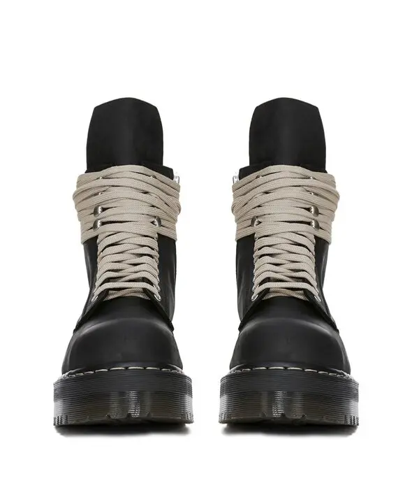 DR. MARTENS X RICK OWENS Round-toe Short Boots