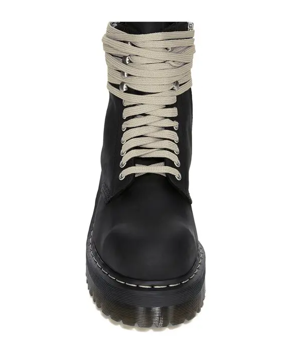 DR. MARTENS X RICK OWENS Round-toe Short Boots