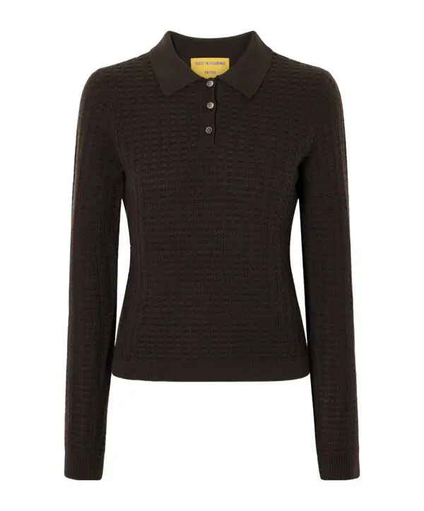 Guest In Residence Cashmere Polo Sweater