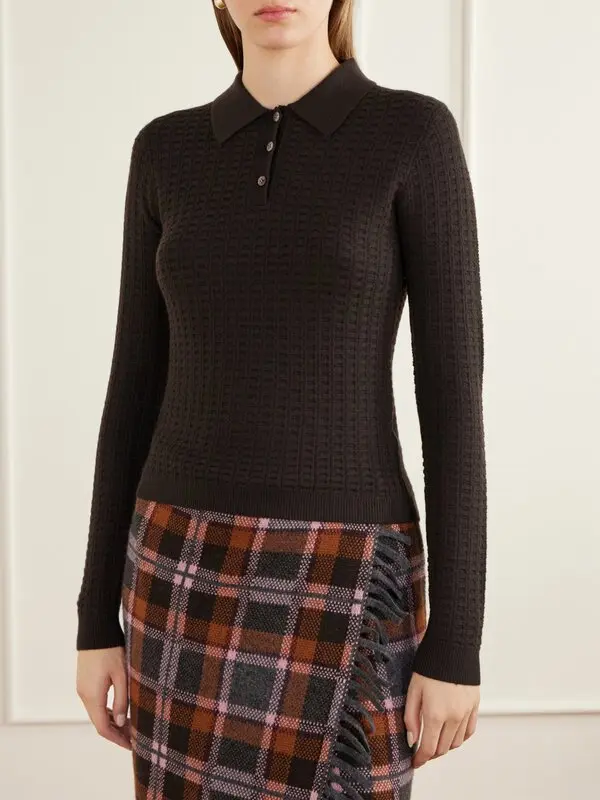 Guest In Residence Cashmere Polo Sweater