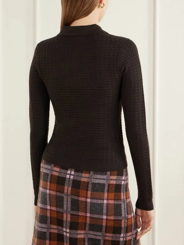 Guest In Residence Cashmere Polo Sweater