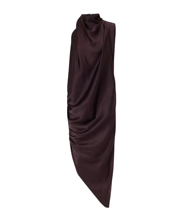 Johanna Ortiz Draped Satin Top - No