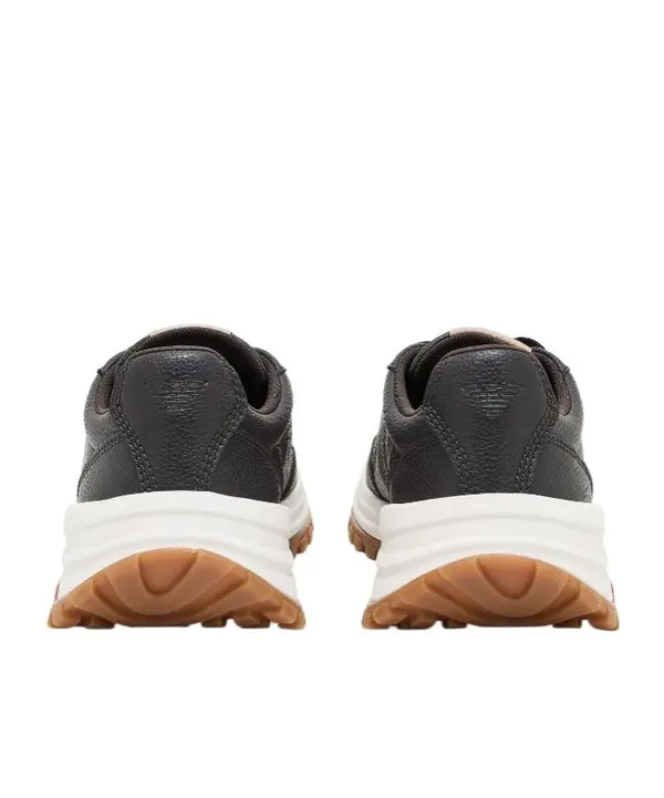 Emporio Armani Boteh Capsule Collection Hammered-finish Sneakers