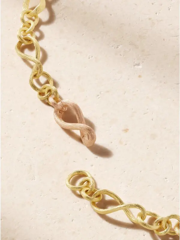 OLE LYNGGAARD COPENHAGEN 18-karat And Rose Gold Necklace