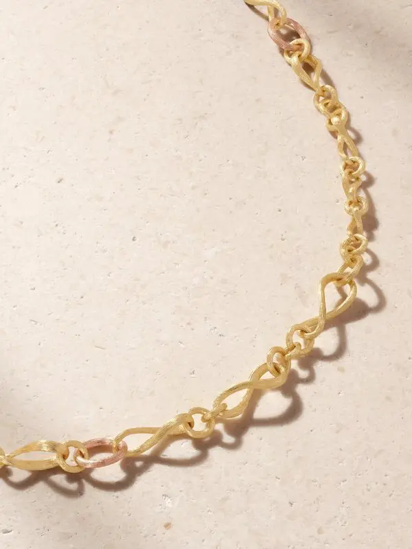 OLE LYNGGAARD COPENHAGEN 18-karat And Rose Gold Necklace