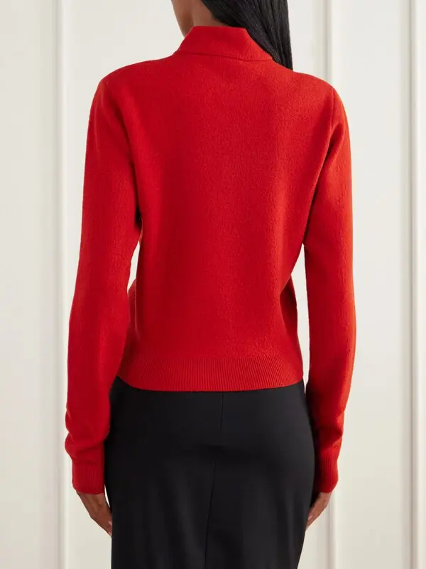 Auralee Wool Half-zip Sweater
