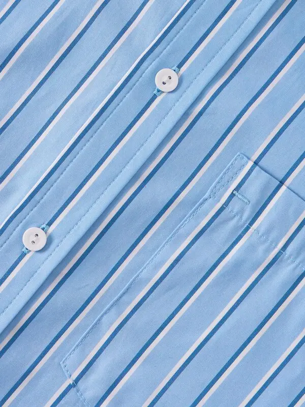 Matteau Striped Organic Cotton-poplin Shirt