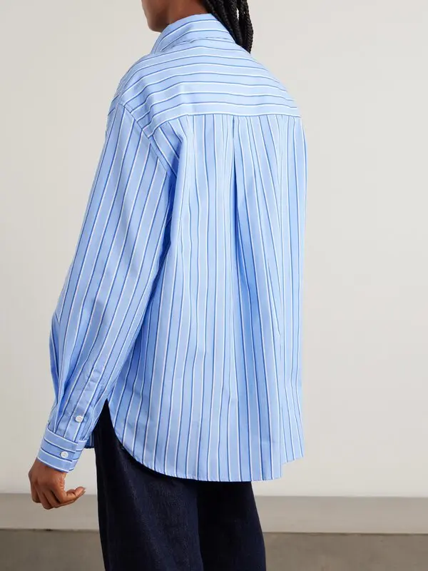 Matteau Striped Organic Cotton-poplin Shirt