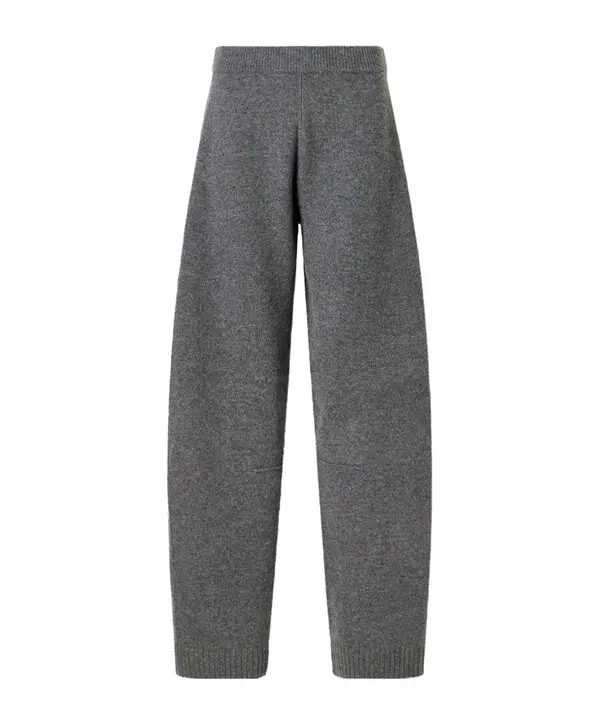 Guest In Residence Cashmere-blend Barrel-leg Pants - No