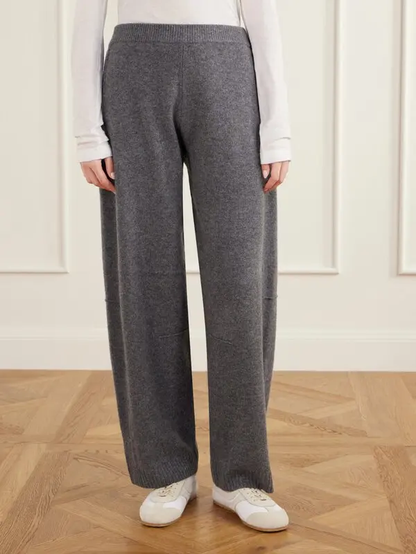 Guest In Residence Cashmere-blend Barrel-leg Pants