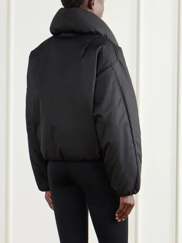 Alaïa Minimal Cropped Down Jacket