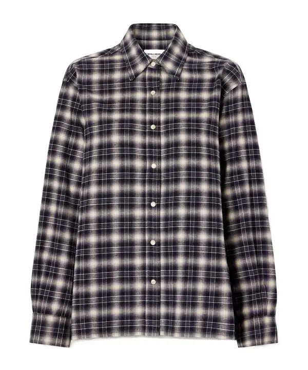 Still Here Checked Cotton-blend Shirt