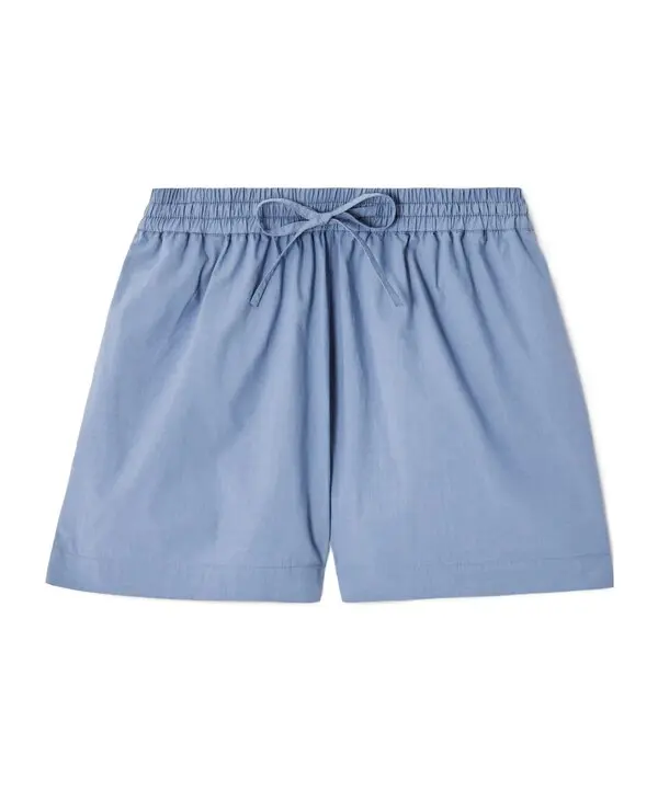 Matteau Net Sustain Organic Cotton-poplin Shorts