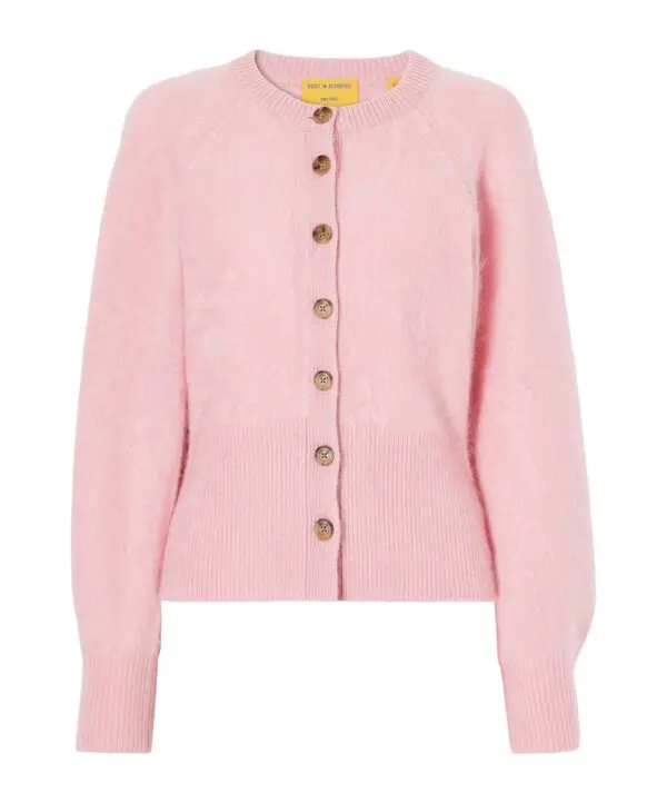 Guest In Residence Grizzly Cashmere Cardigan - Pink