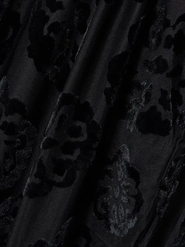 SIR. Vittoria Devoré-velvet Halterneck Gown