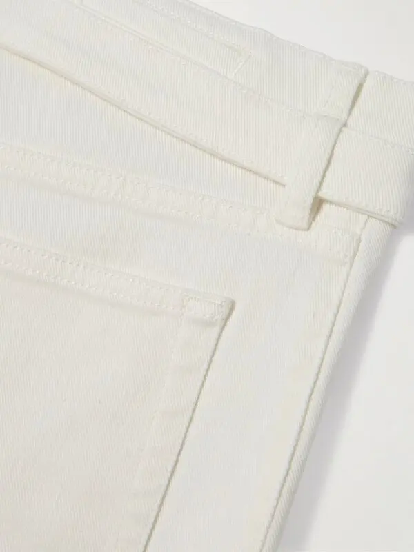 Proenza Schouler Ellsworth Belted Low-rise Straight-leg Jeans
