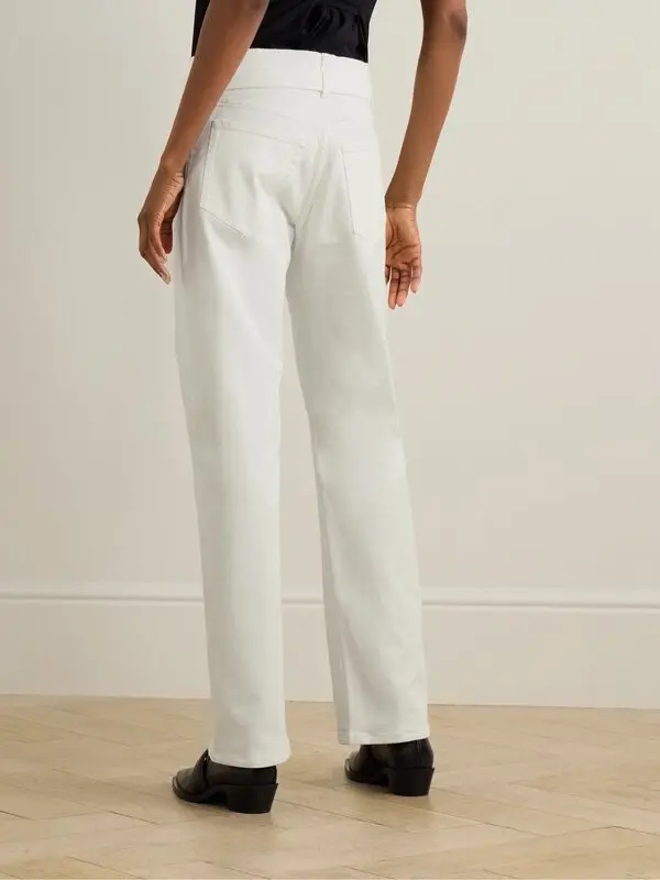 Proenza Schouler Ellsworth Belted Low-rise Straight-leg Jeans