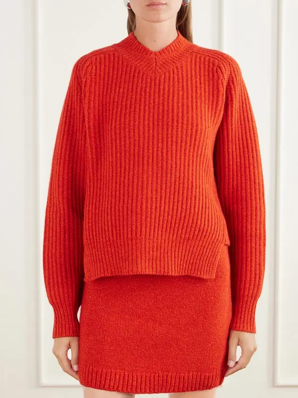Tove Ribbed-knit Wool Sweater