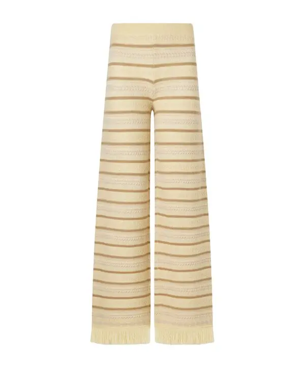 Guest In Residence Blend Knitted Wide-leg Pants - No