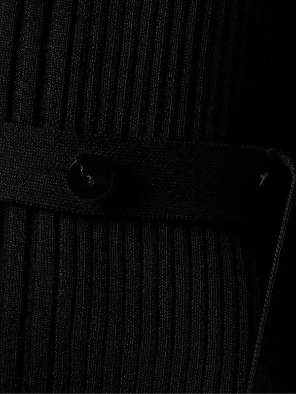 Proenza Schouler Lauryn Belted Ribbed-knit Dress - No