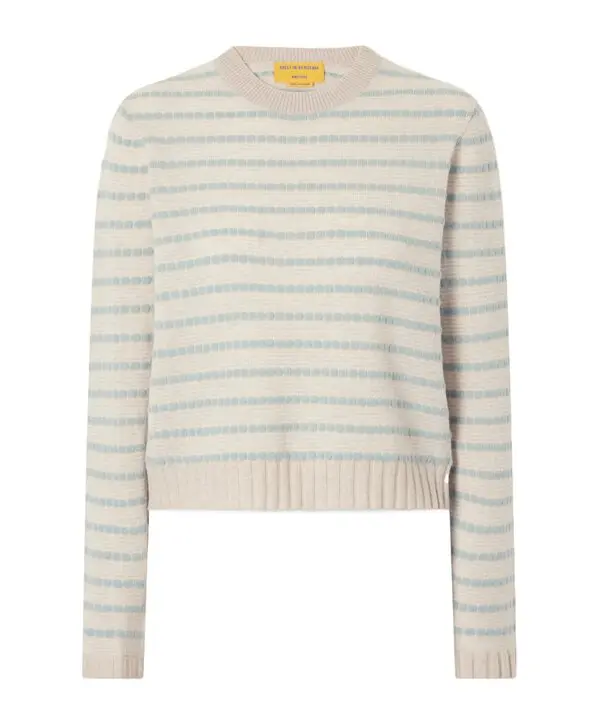 Guest In Residence Pebble Stripe Cashmere Sweater