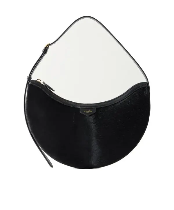 Alaïa Demi Lune Calf-hair Shoulder Bag