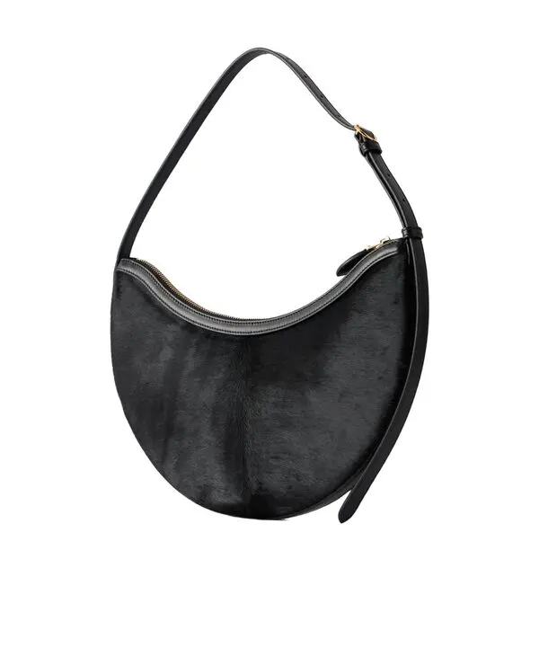 Alaïa Demi Lune Calf-hair Shoulder Bag