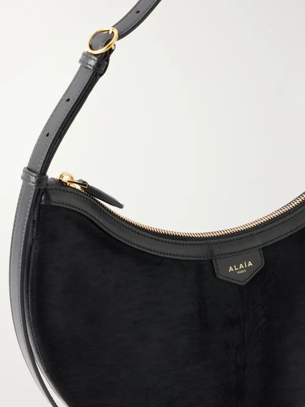 Alaïa Demi Lune Calf-hair Shoulder Bag