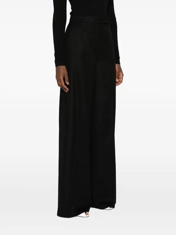 Max Mara Wide Sable-look Camel Trousers