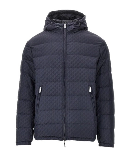 Emporio Armani Logo-print Hooded Padded Jacket