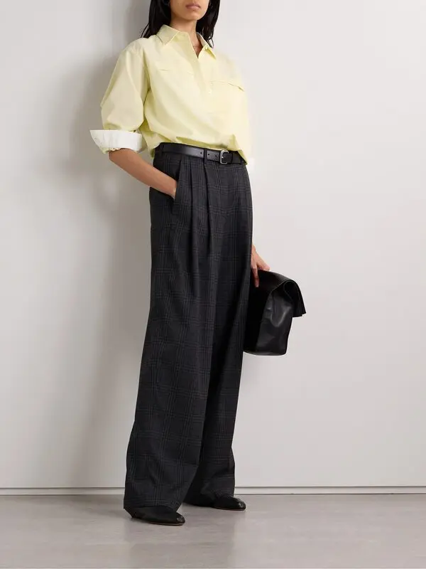 Proenza Schouler Rose Wool-blend Twill Shirt