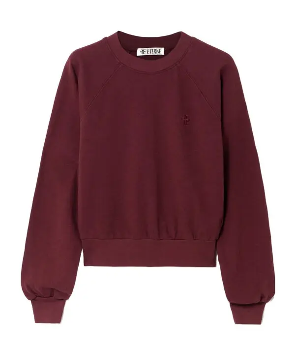 Eterne Sonny Embroidered Cotton-jersey Sweatshirt - No