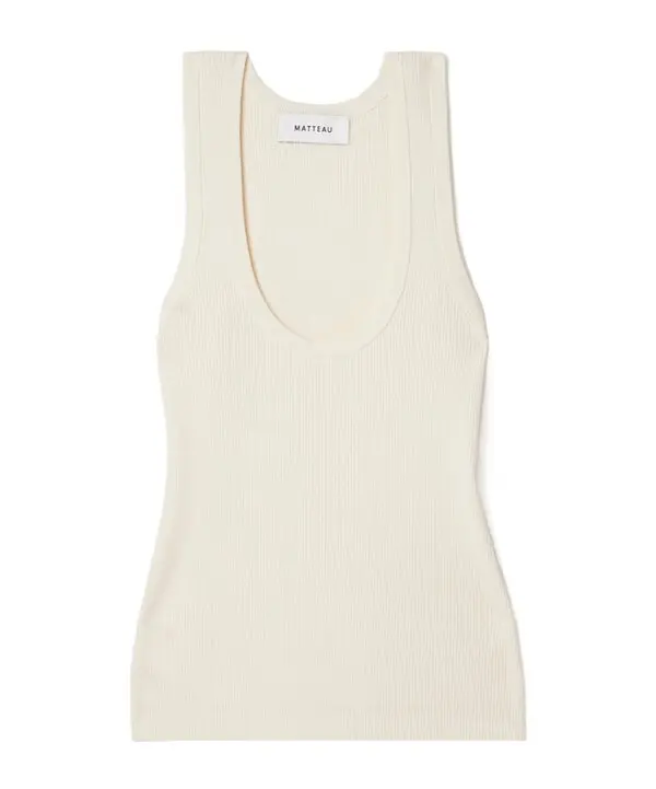 Matteau Ribbed-knit Tank