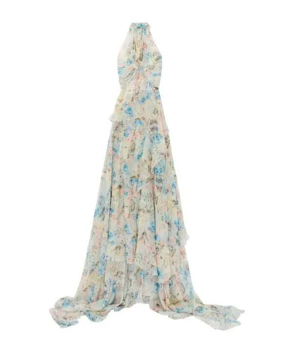 Alexander McQueen Wallpaper Floral Evening Dress