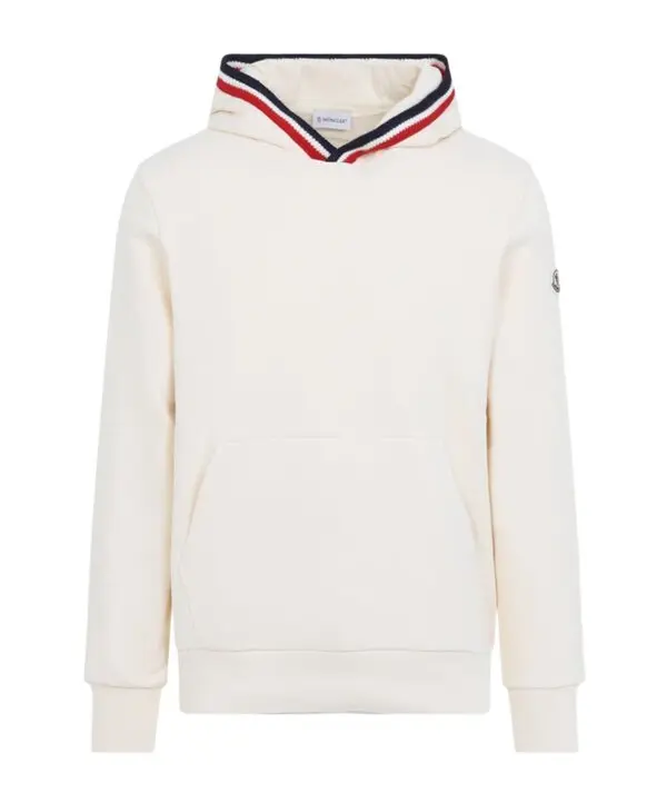 Moncler Logo Patch Long-sleeved Hoodie