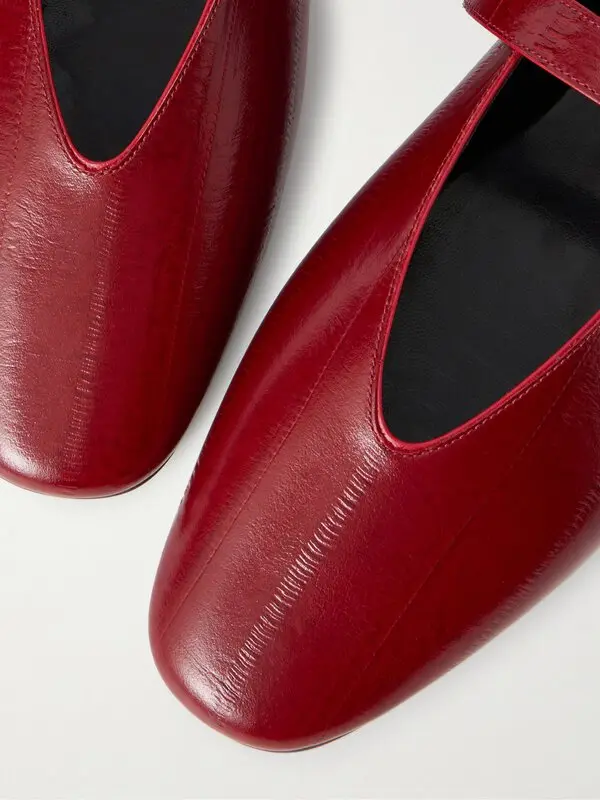 Le Monde Beryl Stella Leather Mary Jane Ballet Flats