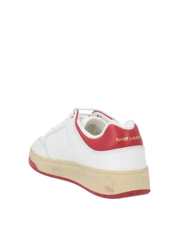 Saint Laurent Snminimalist Leather Low-top Sneakers