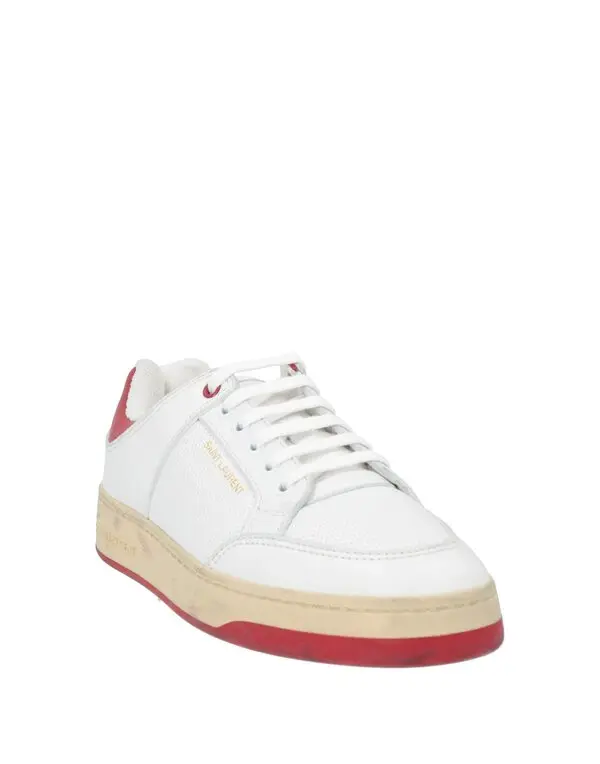 Saint Laurent Snminimalist Leather Low-top Sneakers