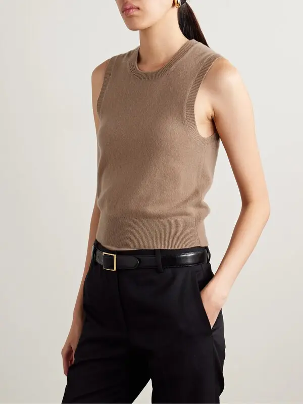 NILI LOTAN A Lightweight Cashmere Vest
