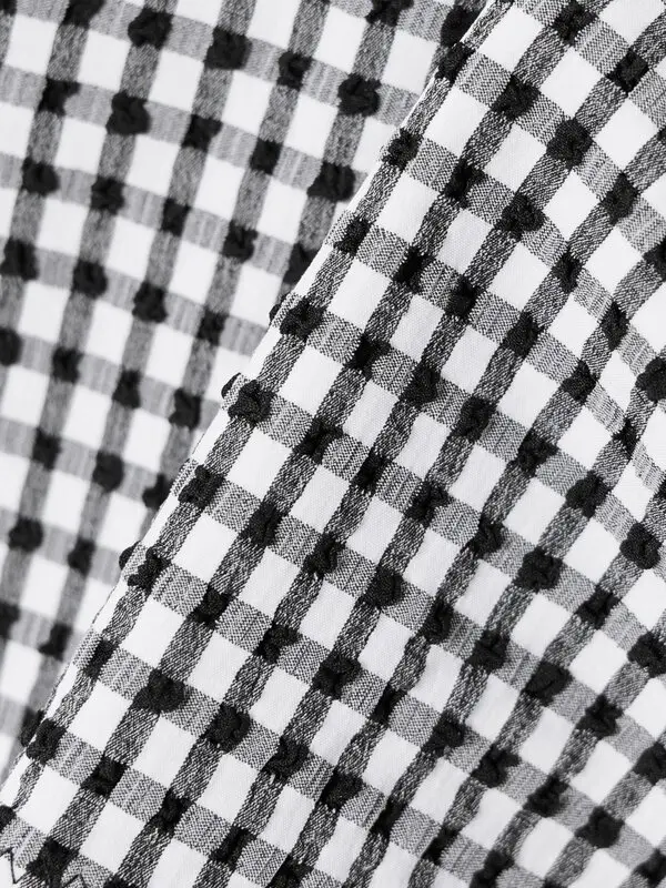 RÓHE Gingham Seersucker Bralette