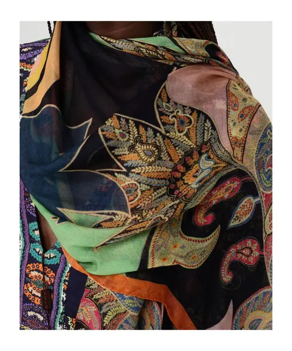 Etro Paisley-print Scarf - No