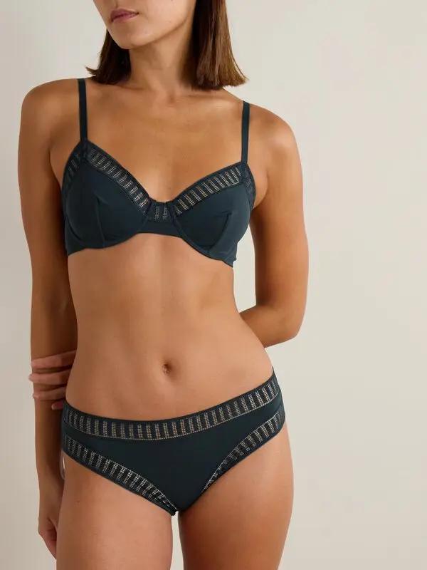 ERES Paulette Lace-trimmed Stretch-jersey Underwired Bra