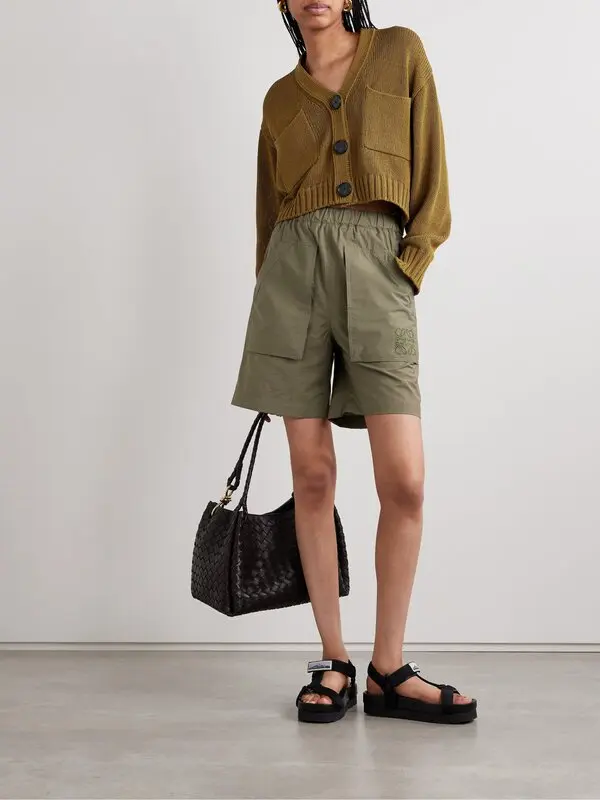 Proenza Schouler Sofia Cropped Cotton-blend Cardigan