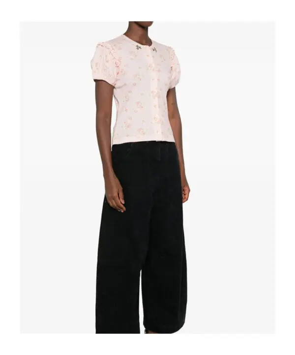 Simone Rocha Short-sleeved Cardigan