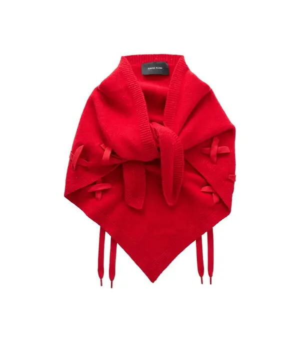 Simone Rocha Lace-up Neckerchief Scarf