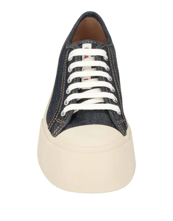 Marni Low-top White Denim Sneakers