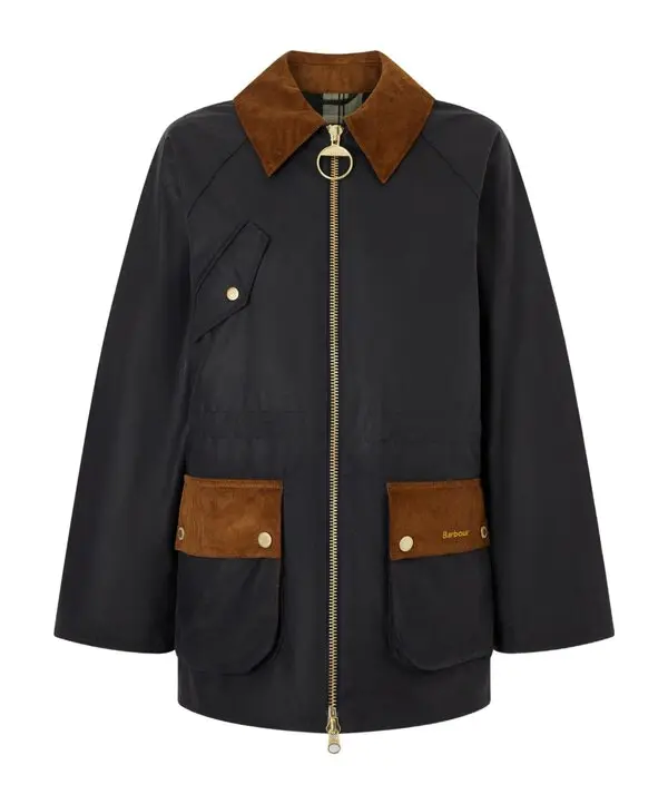 Barbour Corduroy-trimmed Cotton Jacket